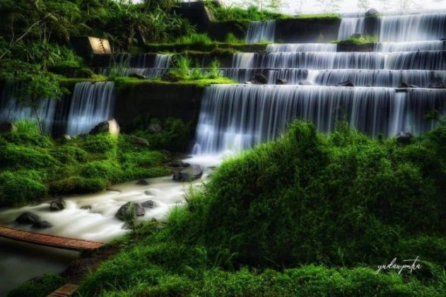 This is the beauty of Grojogan Watu Purbo in Yogyakarta - Yogyakarta ...