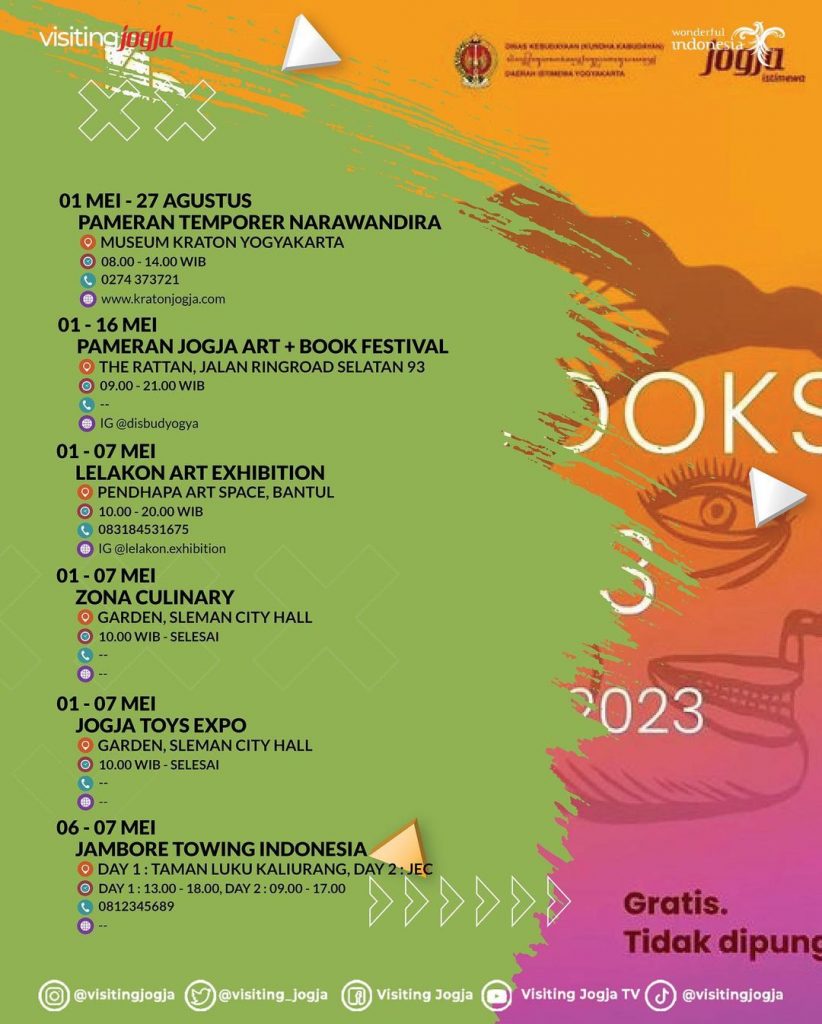 Calendar of Event Mei 2023 - Situs Resmi Dinas Pariwisata DIY