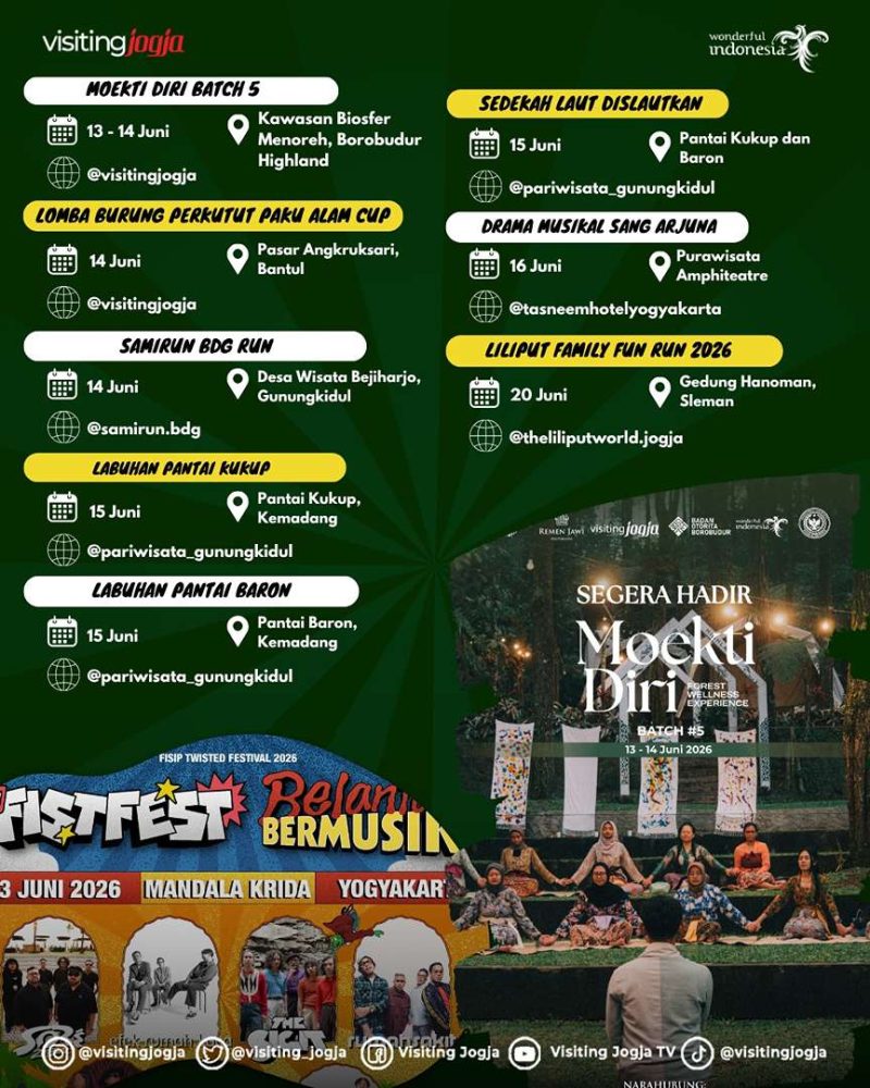 Calendar of Event Juni 2026 - Situs Resmi Dinas Pariwisata DIY