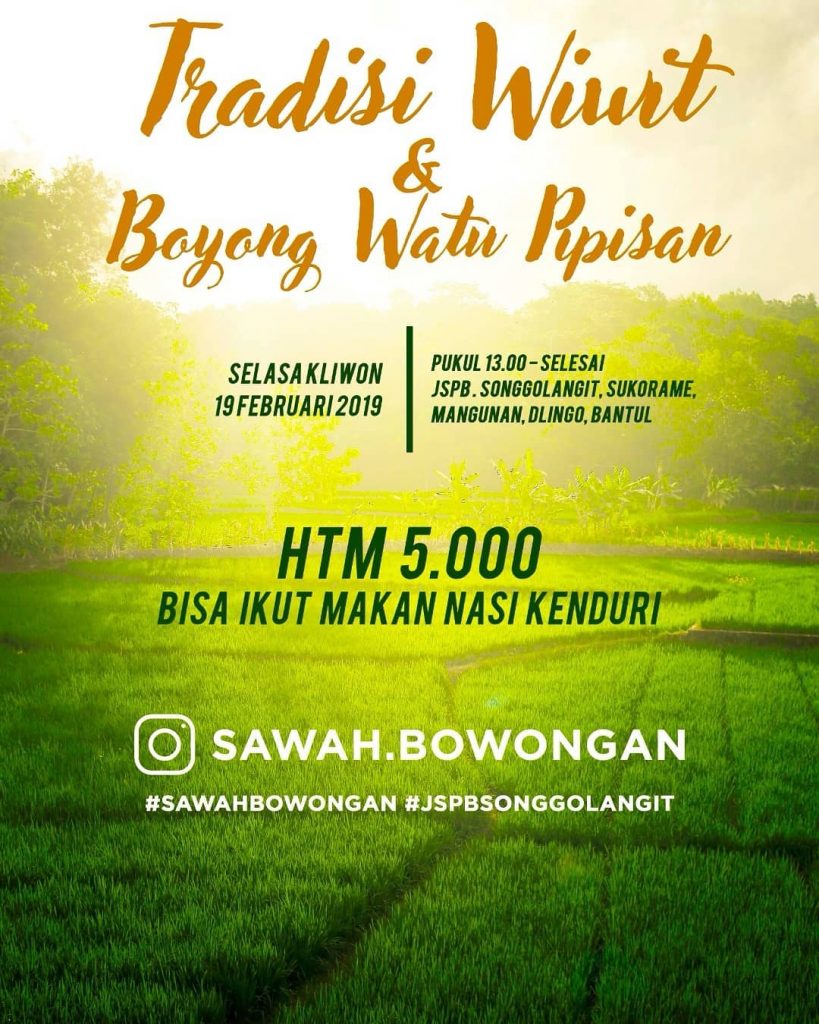Tradisi Wiwit & Boyong Watu Pipisan (19 Februari 2019) - Dinas ...