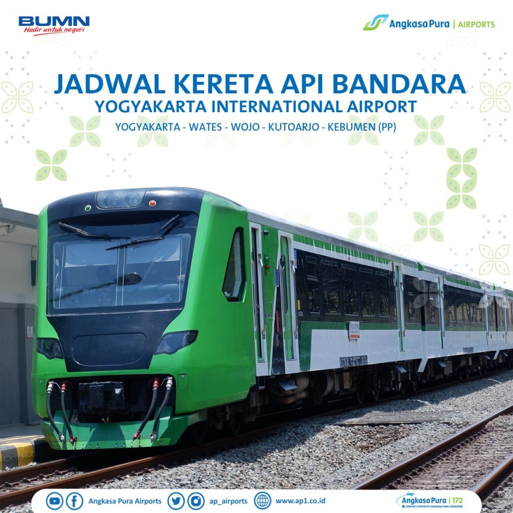 Jadwal Kereta Api Bandara YIA - Dinas Pariwisata Daerah Istimewa Yogyakarta