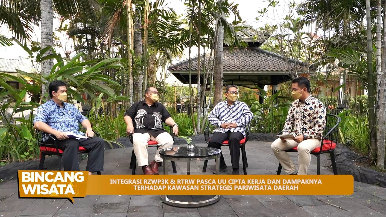 BINCANG WISATA - Integrasi RZWP3K & RTRW Pasca Uu Cipta Kerja Dan Dampaknya - Dinas Pariwisata ...