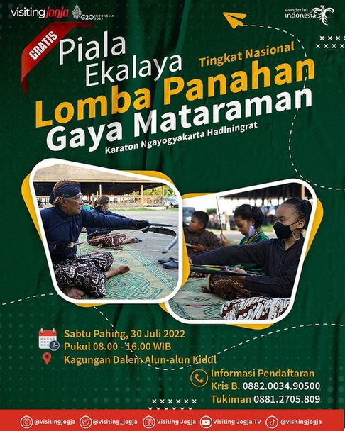 Lomba Jemparingan Panahan Gaya Mataraman (30 Juli 2022) - Dinas ...