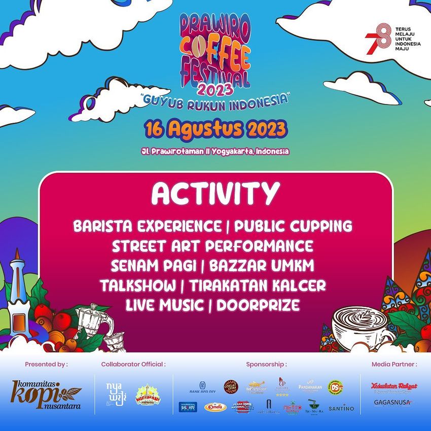 Prawiro Coffee Festival 2023 (16 Agustus 2023) - Dinas Pariwisata ...
