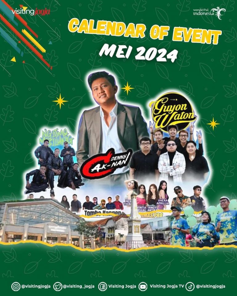 Calendar of Event Mei 2024 - Dinas Pariwisata Daerah Istimewa Yogyakarta
