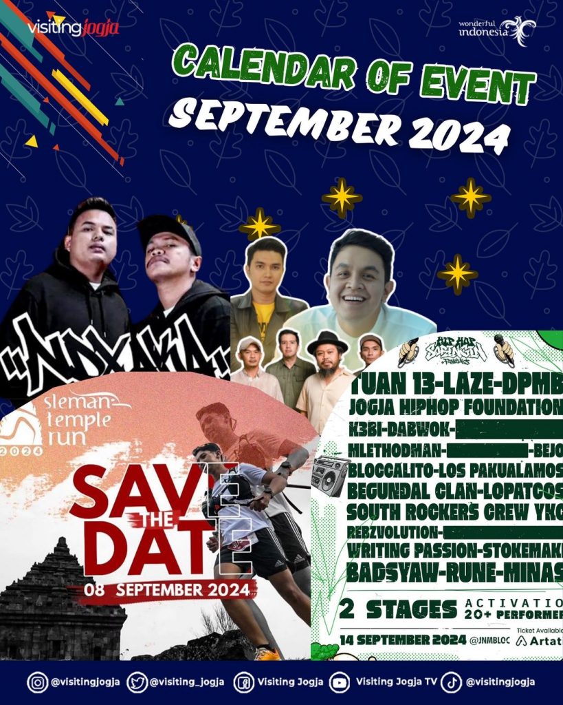 Calendar of Event September 2024 - Dinas Pariwisata Daerah Istimewa ...