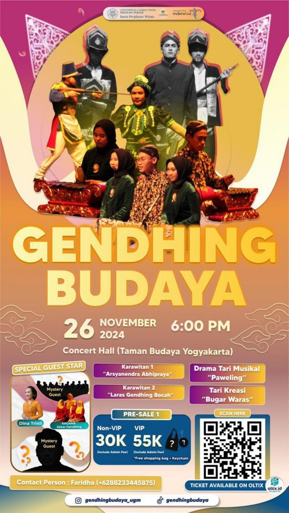 Gendhing Budaya 2024 (26 November 2024) - Dinas Pariwisata Daerah ...