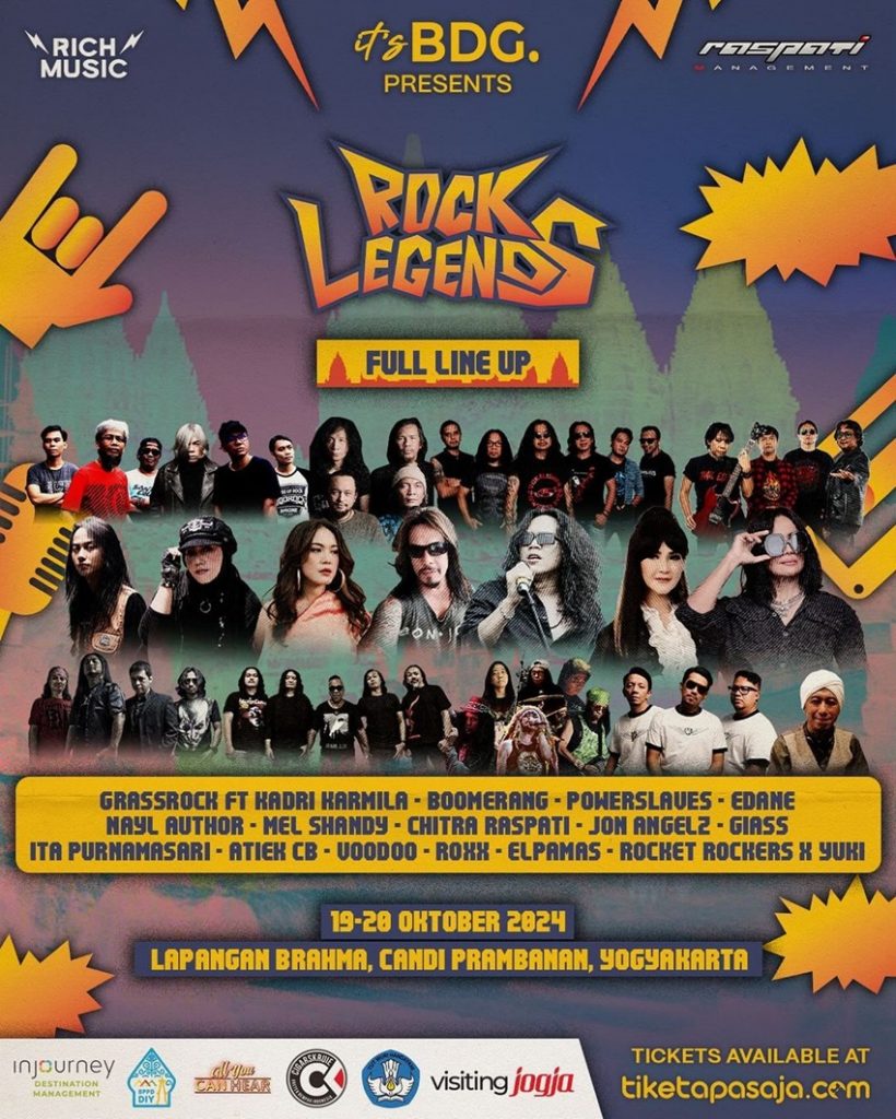 Rock Legends Festival (19-20 Oktober 2024) - Dinas Pariwisata Daerah ...
