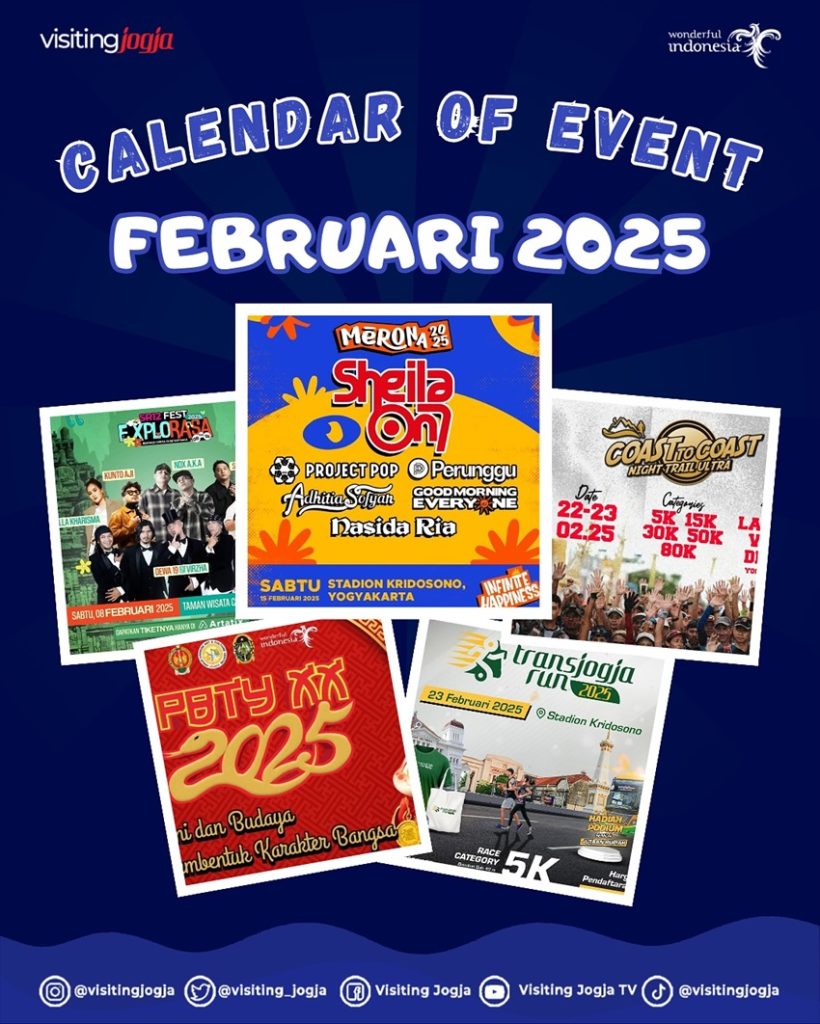 Calendar of Event Februari 2025 - Dinas Pariwisata Daerah Istimewa ...