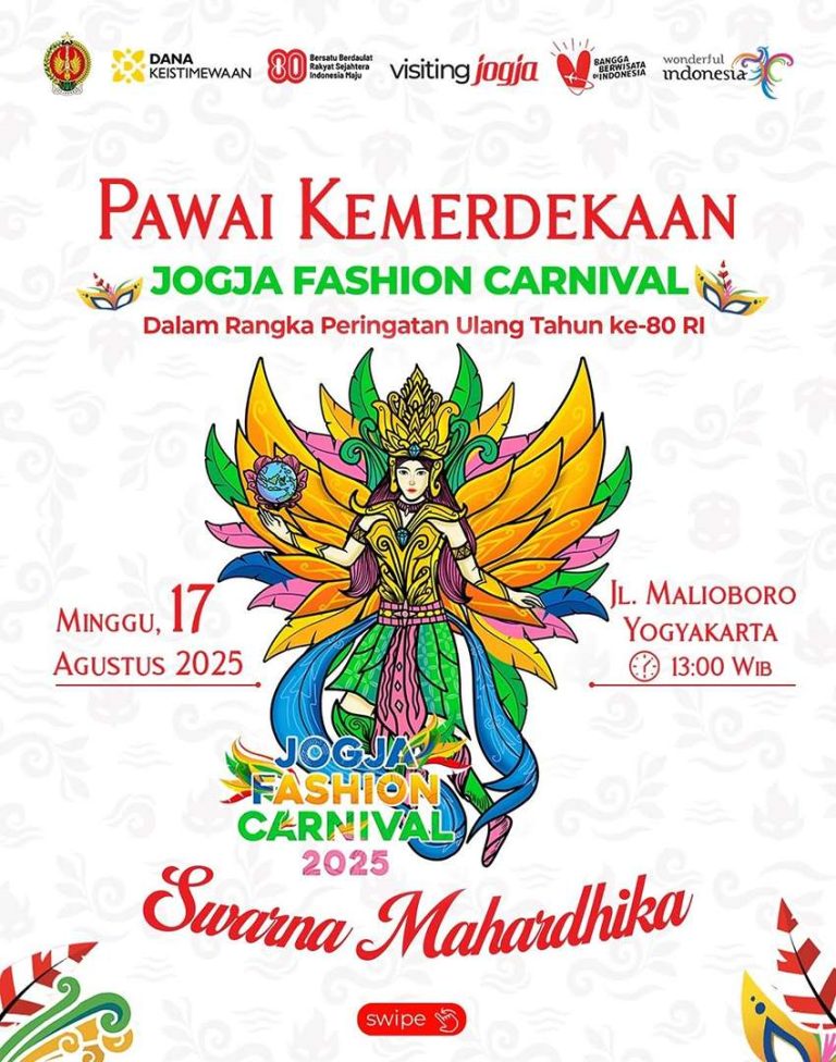 Jogja Fashion Carnival 2025 (17 Agustus 2025) - Dinas Pariwisata Daerah Istimewa Yogyakarta