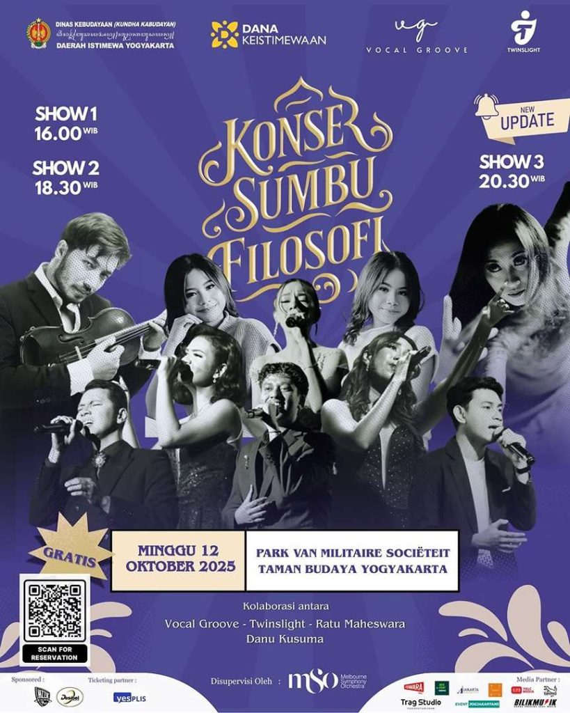 Konser Sumbu Filosofi Yogyakarta (12 Oktober 2025) - Dinas Pariwisata ...