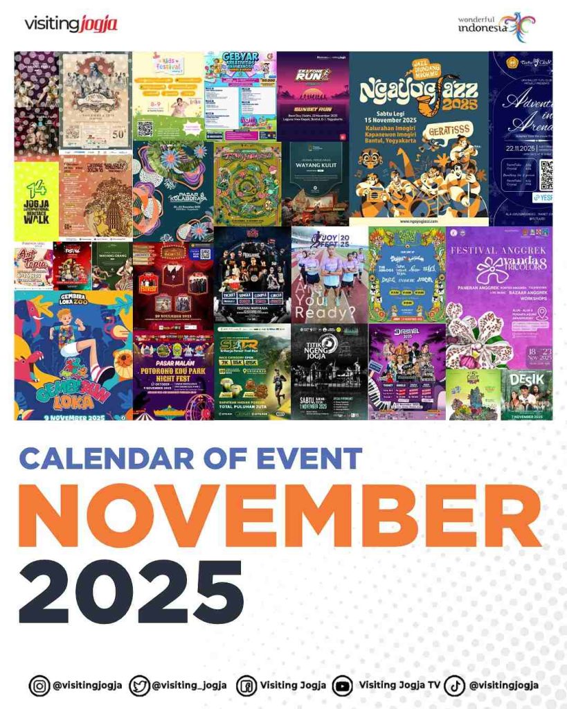 Calendar of Event November 2025 - Dinas Pariwisata Daerah Istimewa ...