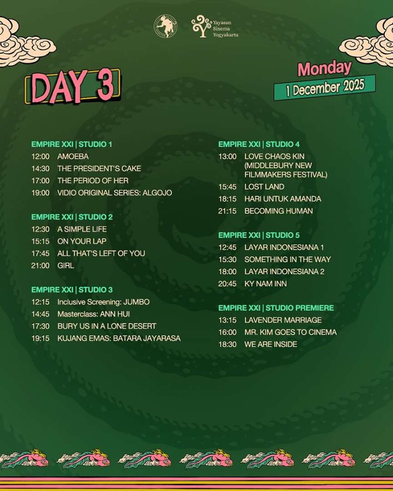 JAFF 2025 : Jogja-NETPAC Asian Film Festival | 20th Transfiguration (29 ...