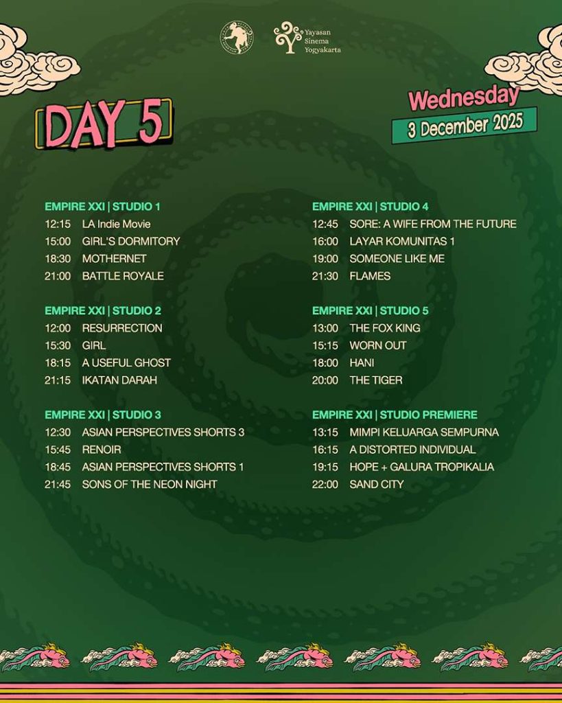 JAFF 2025 : Jogja-NETPAC Asian Film Festival | 20th Transfiguration (29 ...