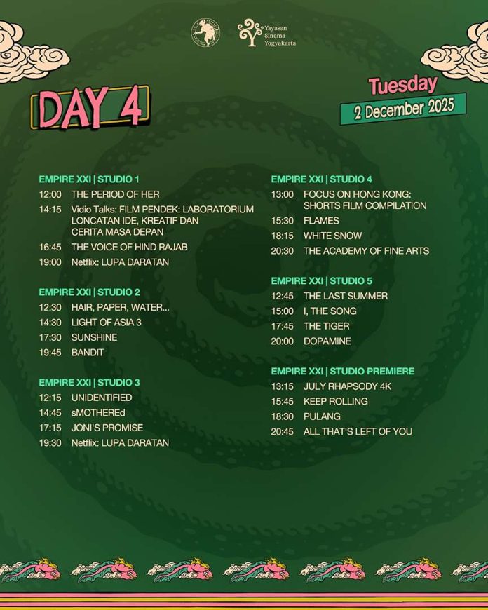 JAFF 2025 : Jogja-NETPAC Asian Film Festival | 20th Transfiguration (29 ...